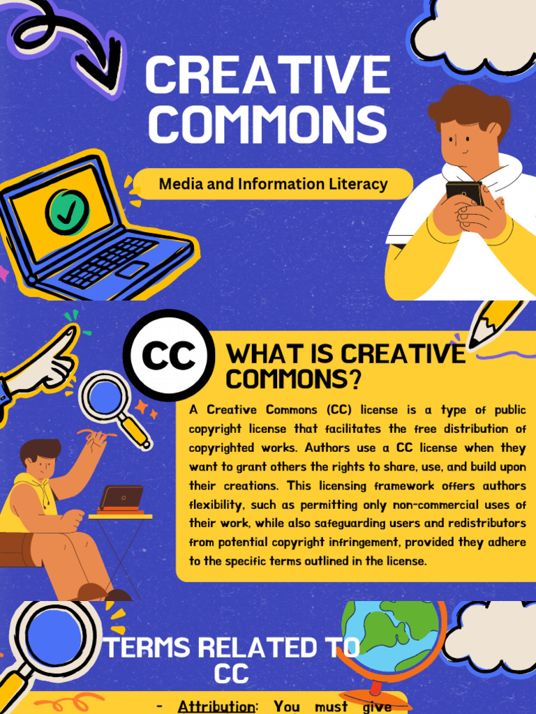 Blue and Yellow Illustrative Digital Education Presentation | PDF