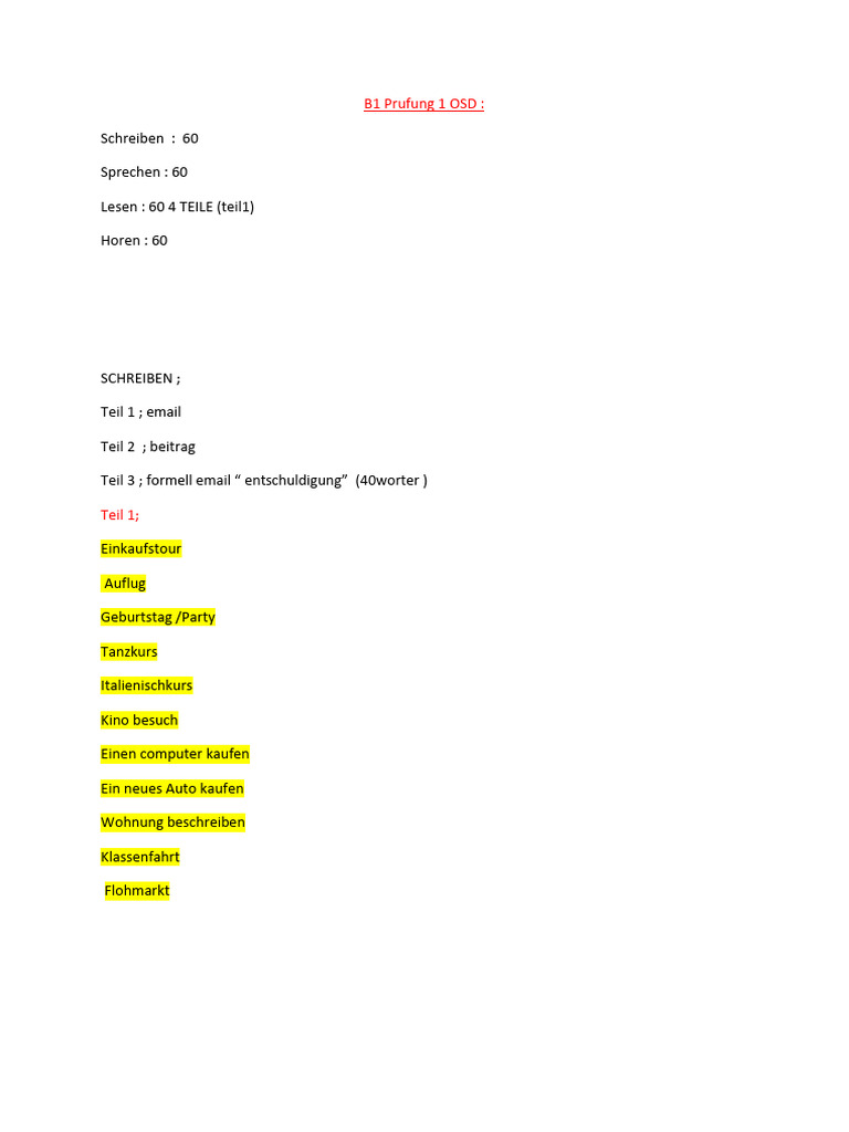 B1-Prufung-1-OSD-PAETIE-2 | PDF