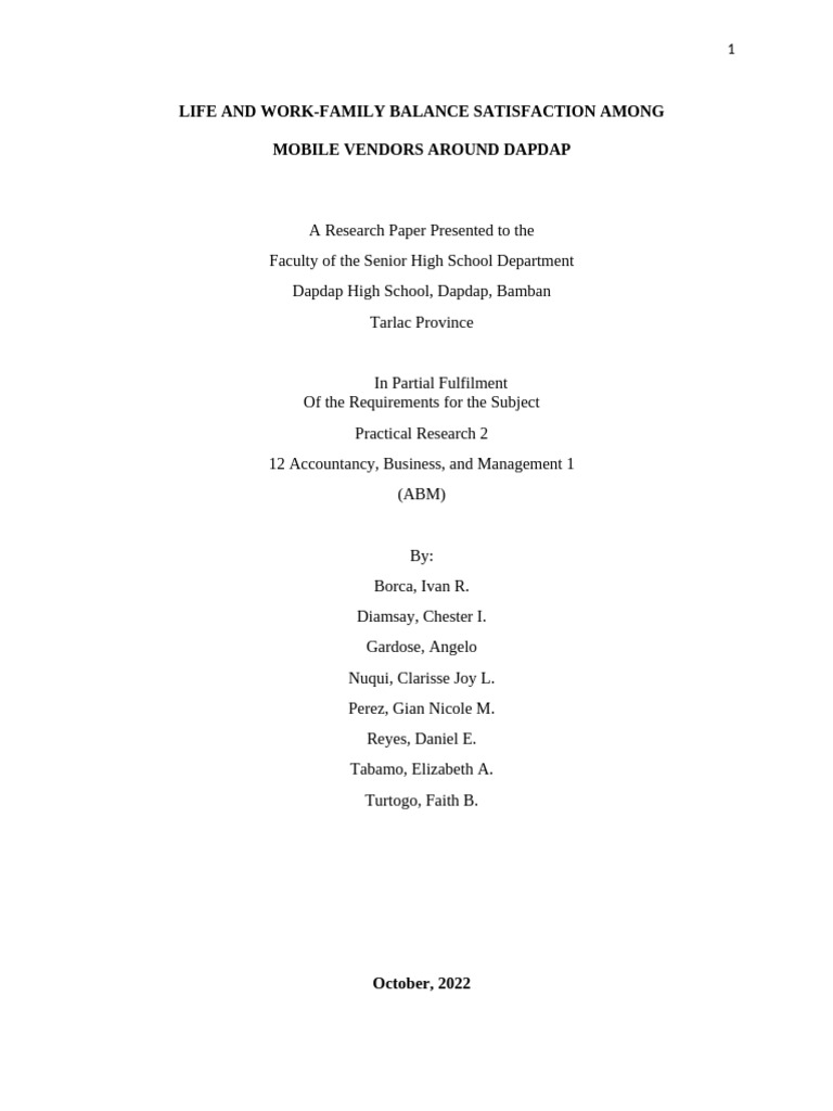 Final Research Chapter 1 5 | PDF