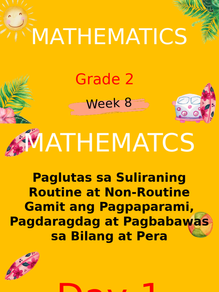 Week8 Mathematics | PDF