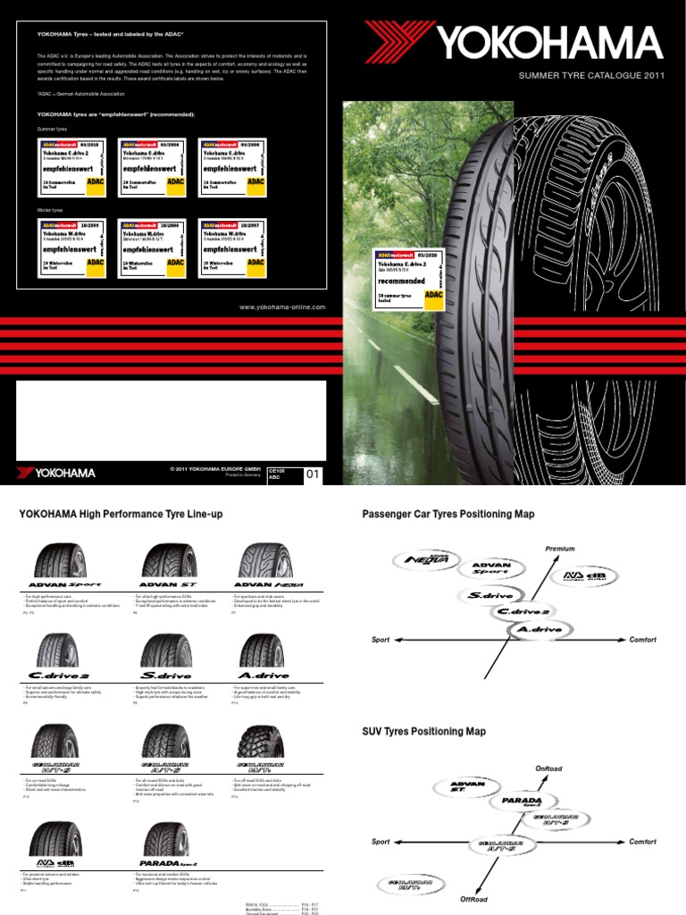 Yokohama Car | PDF | Tire | Automobiles