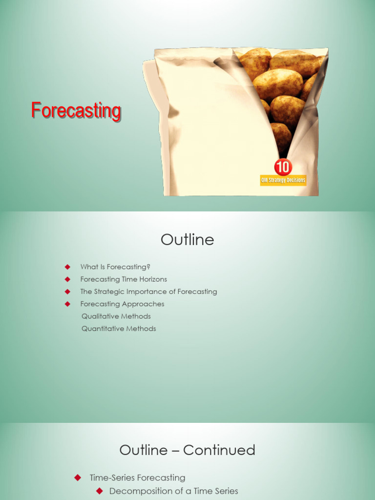Forecasting | PDF