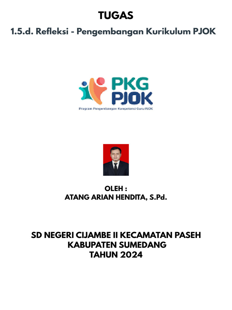 1.5.d. Refleksi - Atang Arian Hendita, S.PD | PDF
