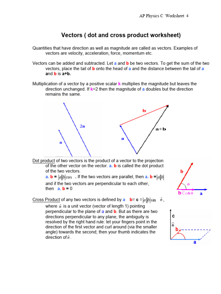 Vector Product | PDF