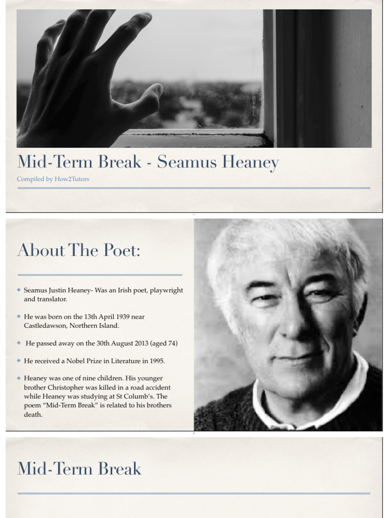 Mid Term Break | PDF