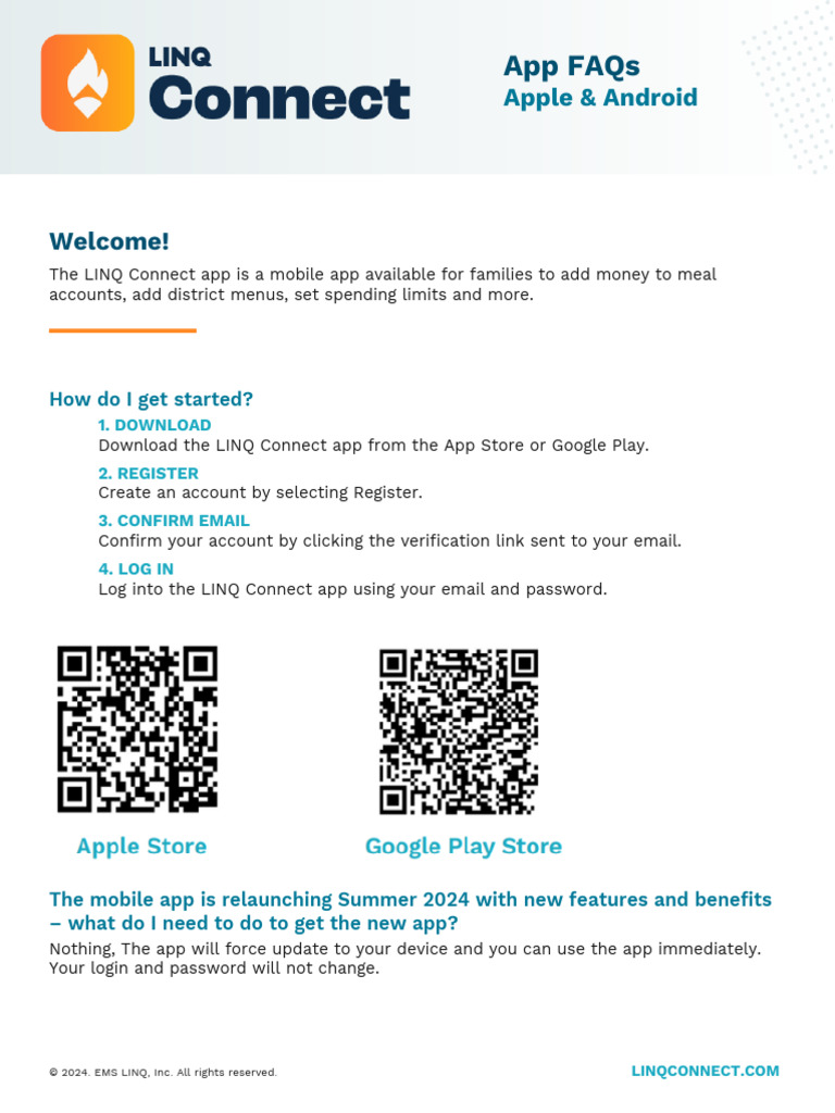 LINQ Connect App FAQs1 | PDF