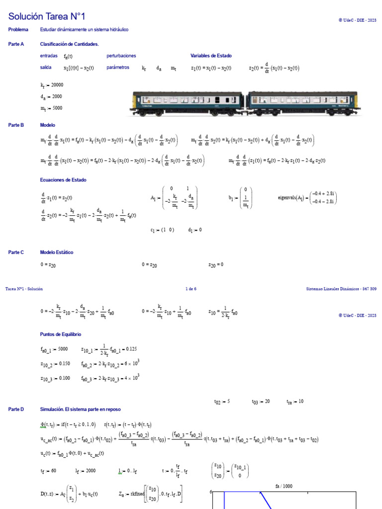 SLD 2023 1 Tarea 1 Pauta Desarrollo MathCad | PDF