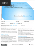 SRS-2 School Age Assessment Form | PDF | Psychological Concepts ...