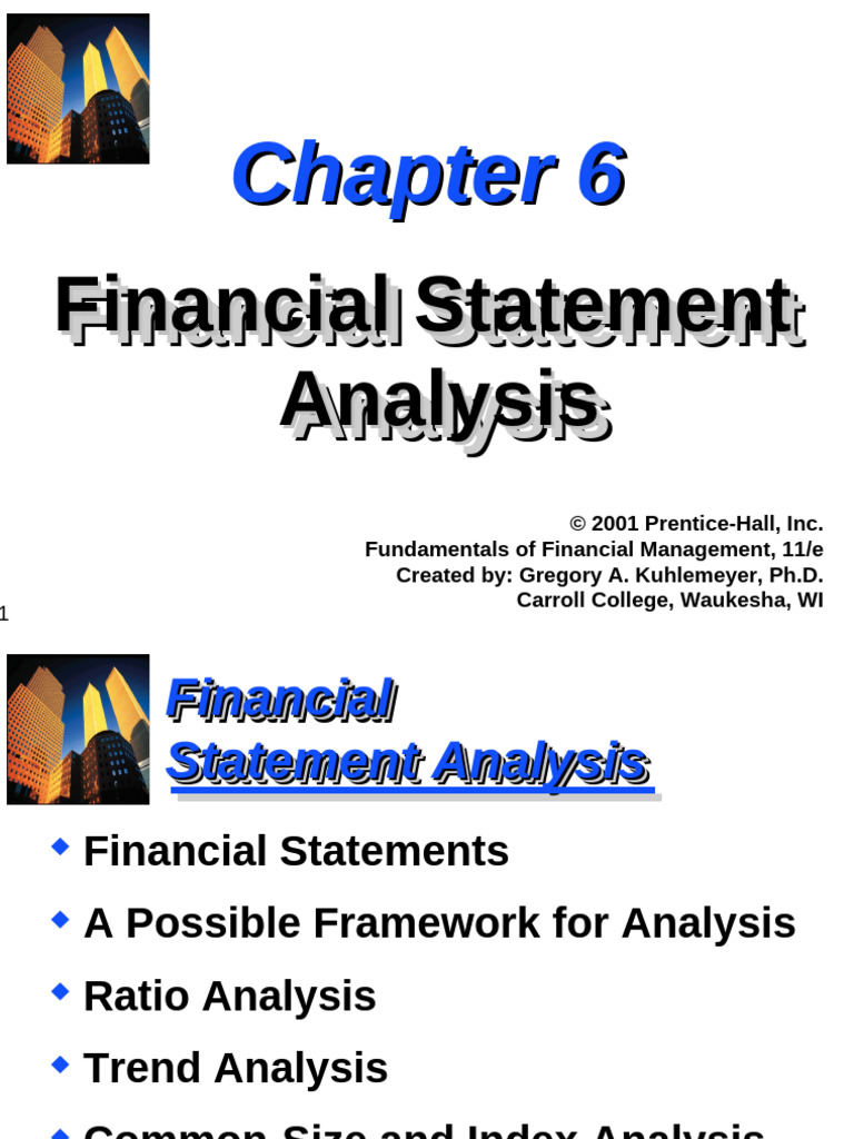 CH 06 - Financial Statement Analysis | PDF