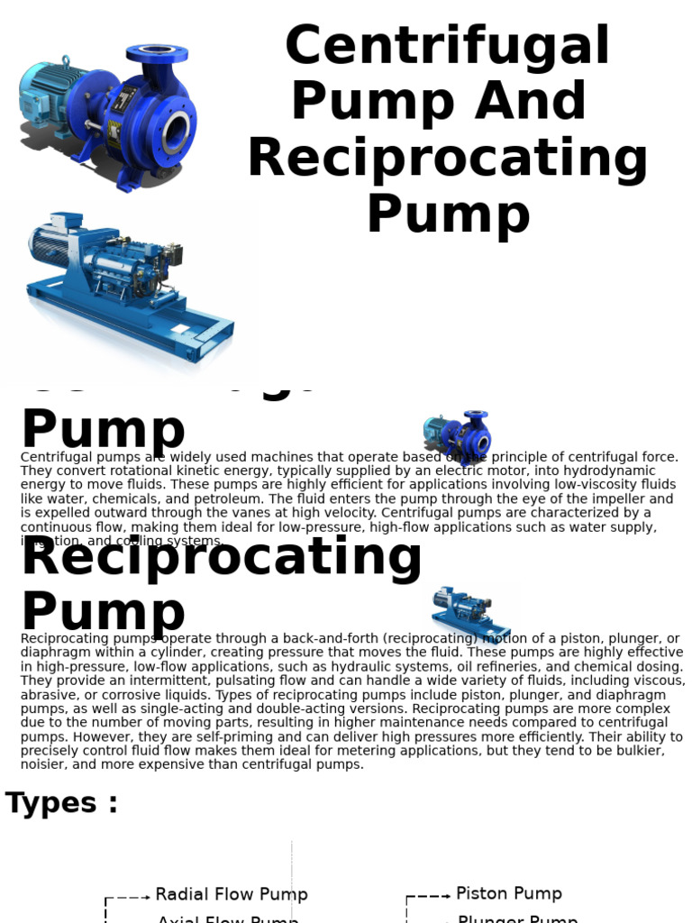 Centrifugal Pump And | PDF