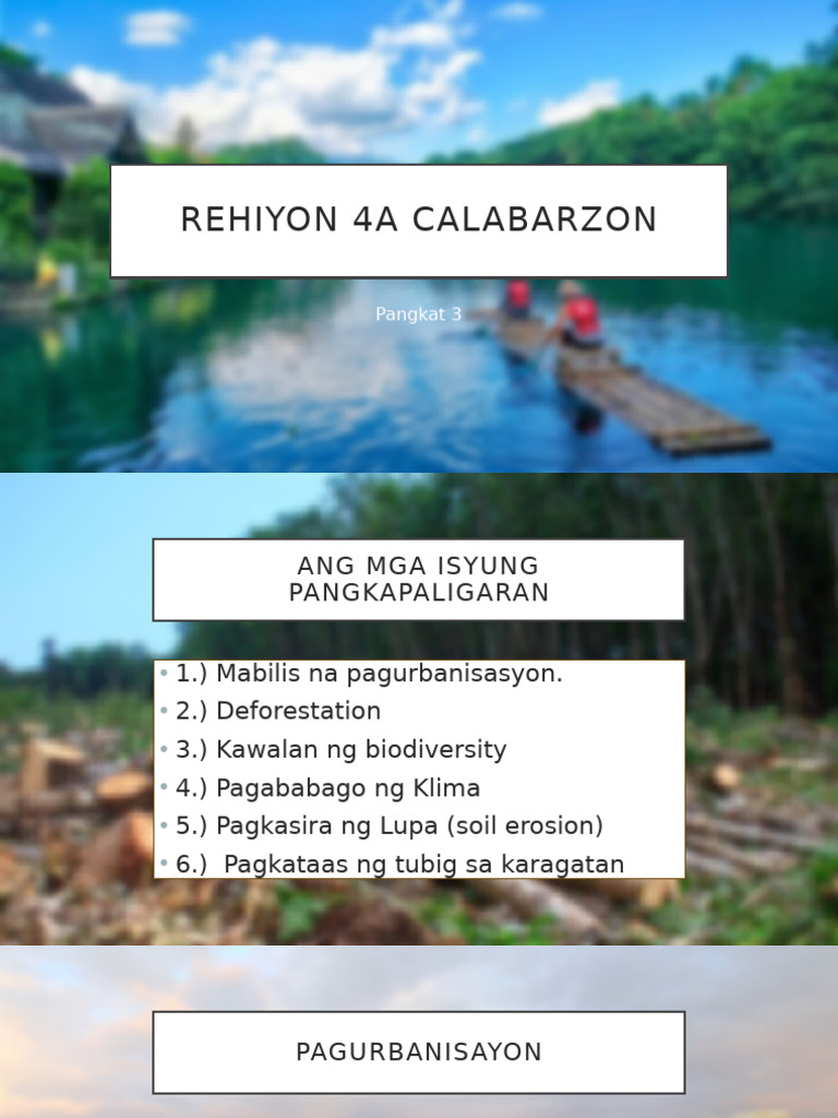 REHIYON 4a Calabarzon Group 1 Revise | PDF