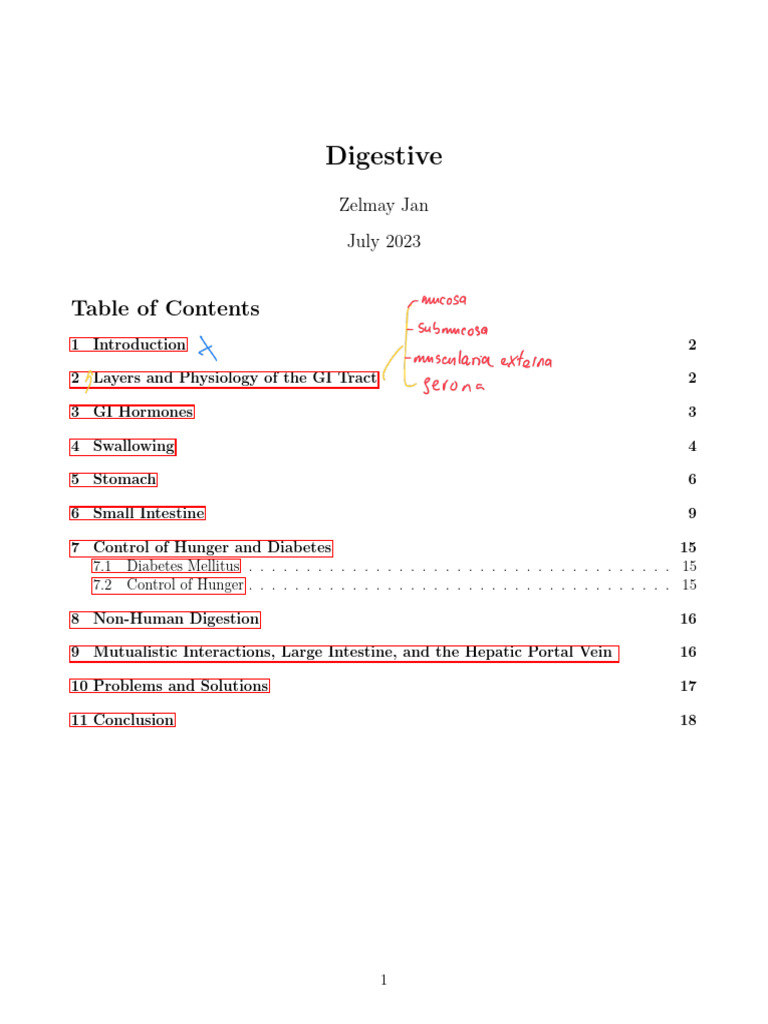 Digestion Pdf