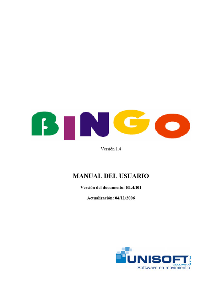 Bingo - Manual del usuario | PDF