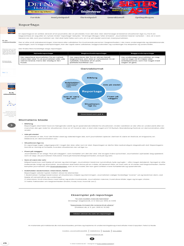 Reportage - Indidansk | PDF