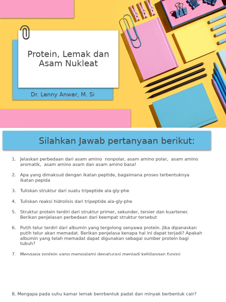 Protein Lemak Asamnukleat 24 | PDF