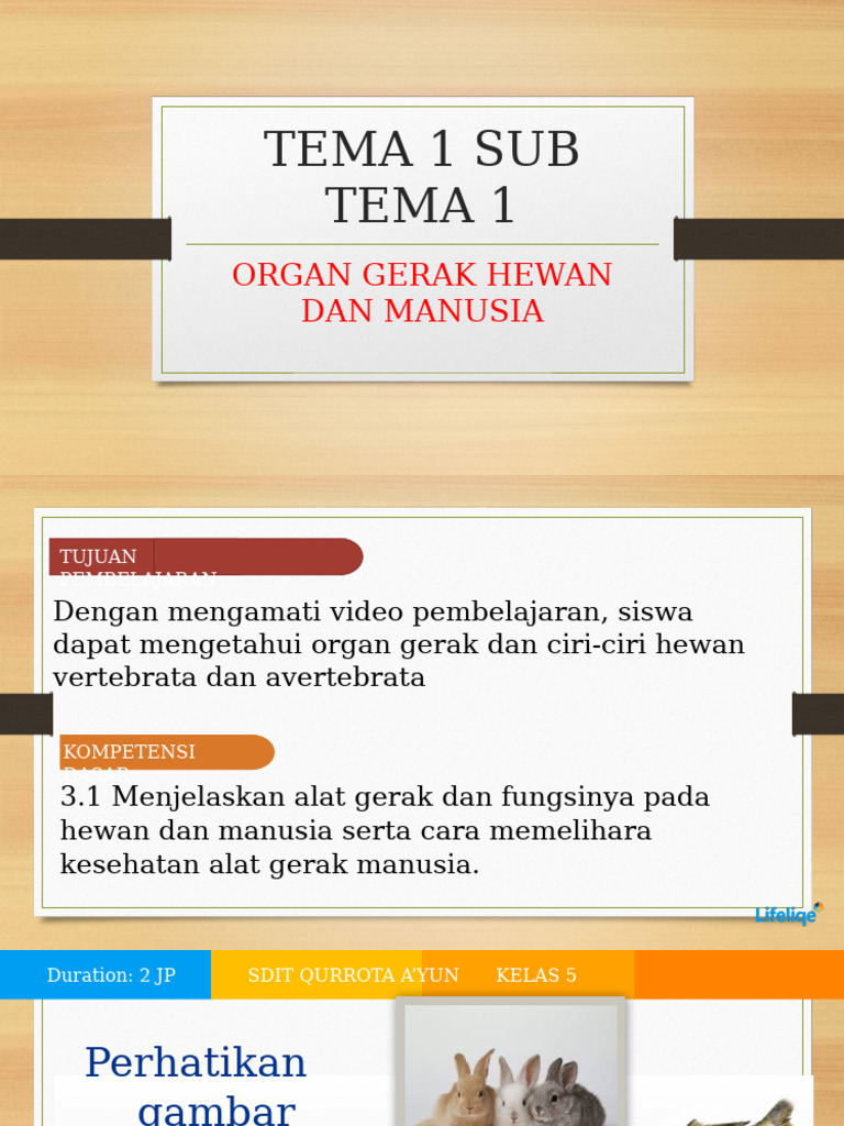 Pembelajaran IPA Tema 1 | PDF