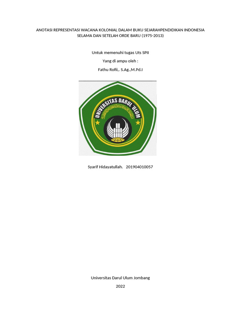 Anotasi Spii | PDF