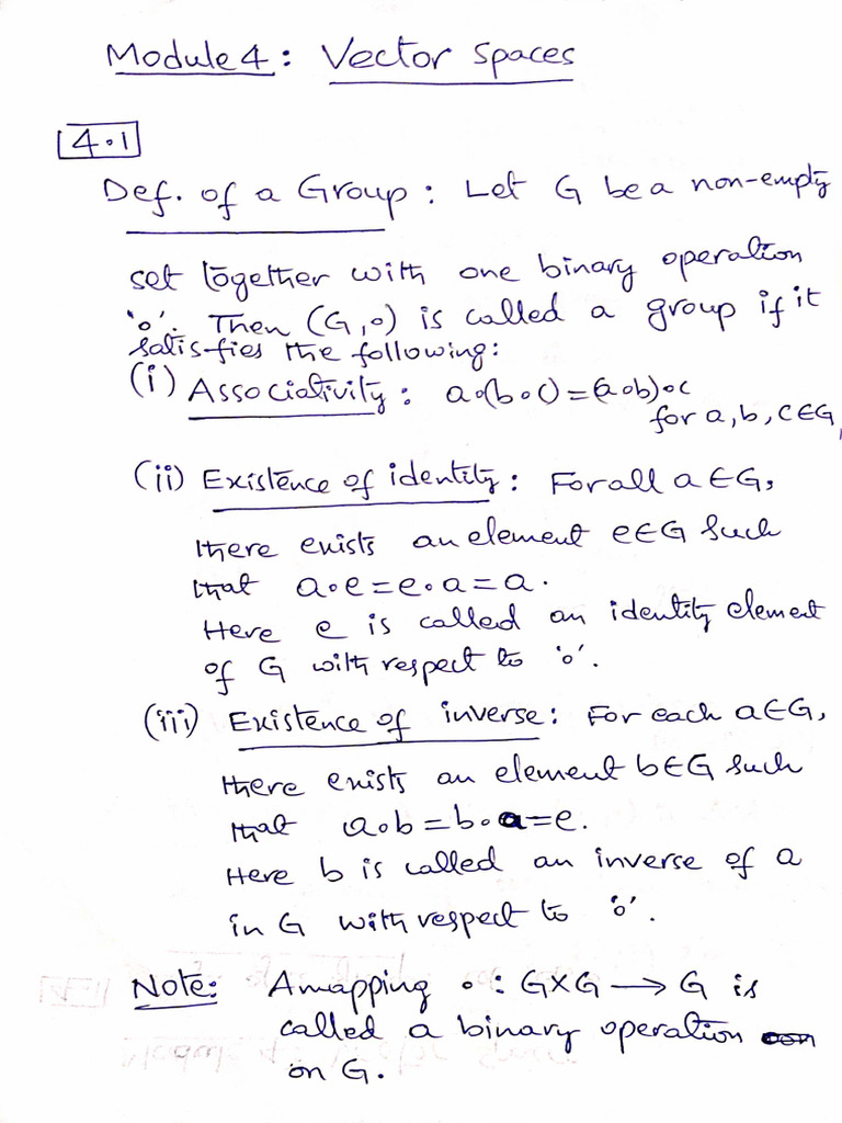 19-Vector Space, Subspace and Examples.-24-09-2024 | PDF
