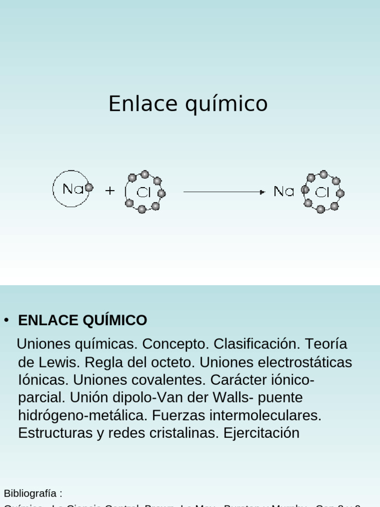 Enlaces Químicos | PDF