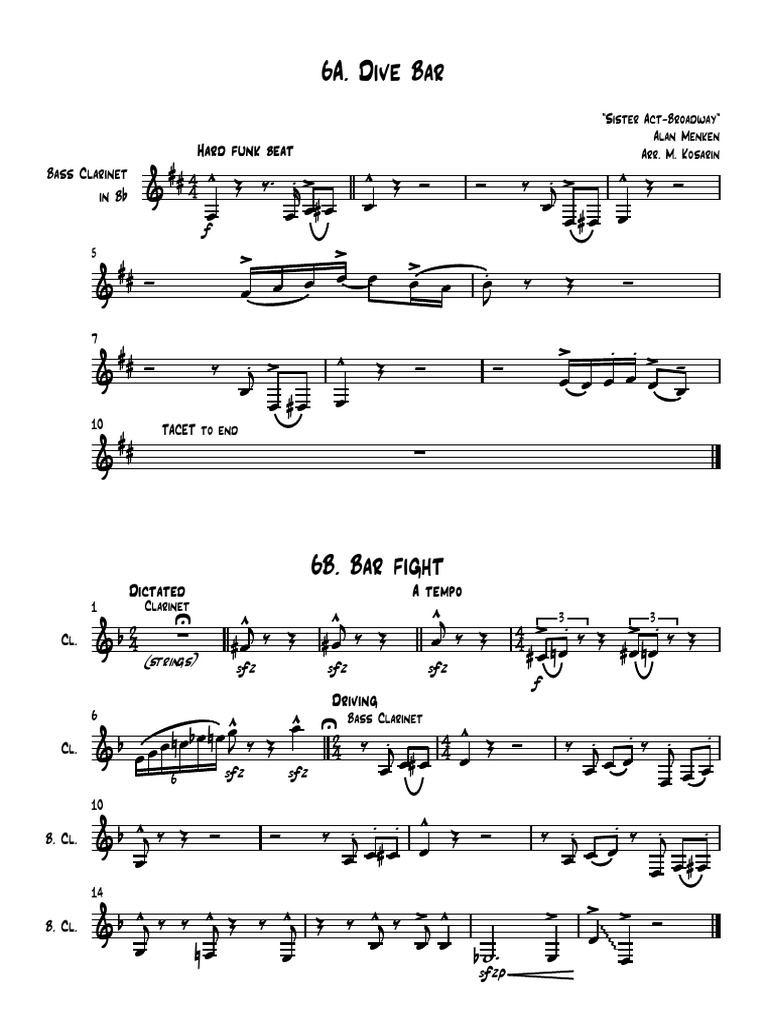 6A y 6B - Partitura completa | PDF