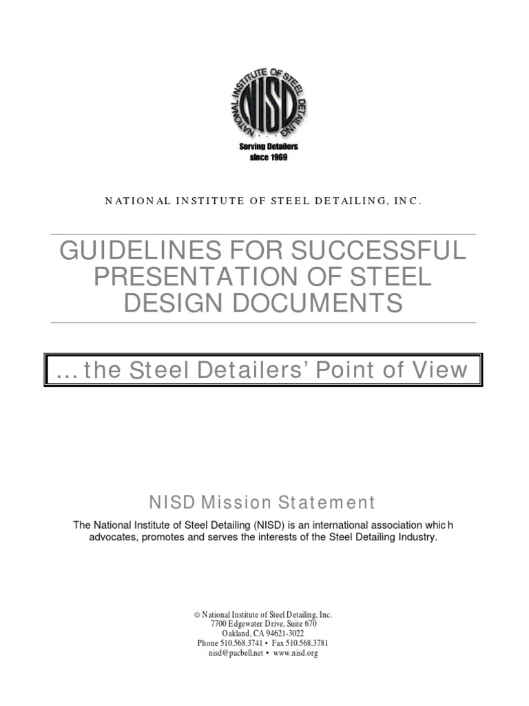 Detailing Guidelines | PDF | Construction Bidding | Specification (Technical Standard)