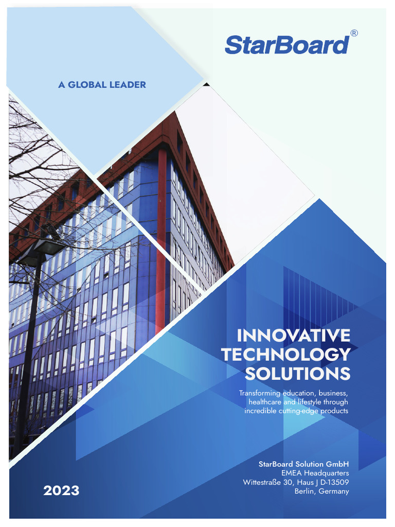 About StarBoard Solution GMBH and Product Catalog - Compressed | PDF ...