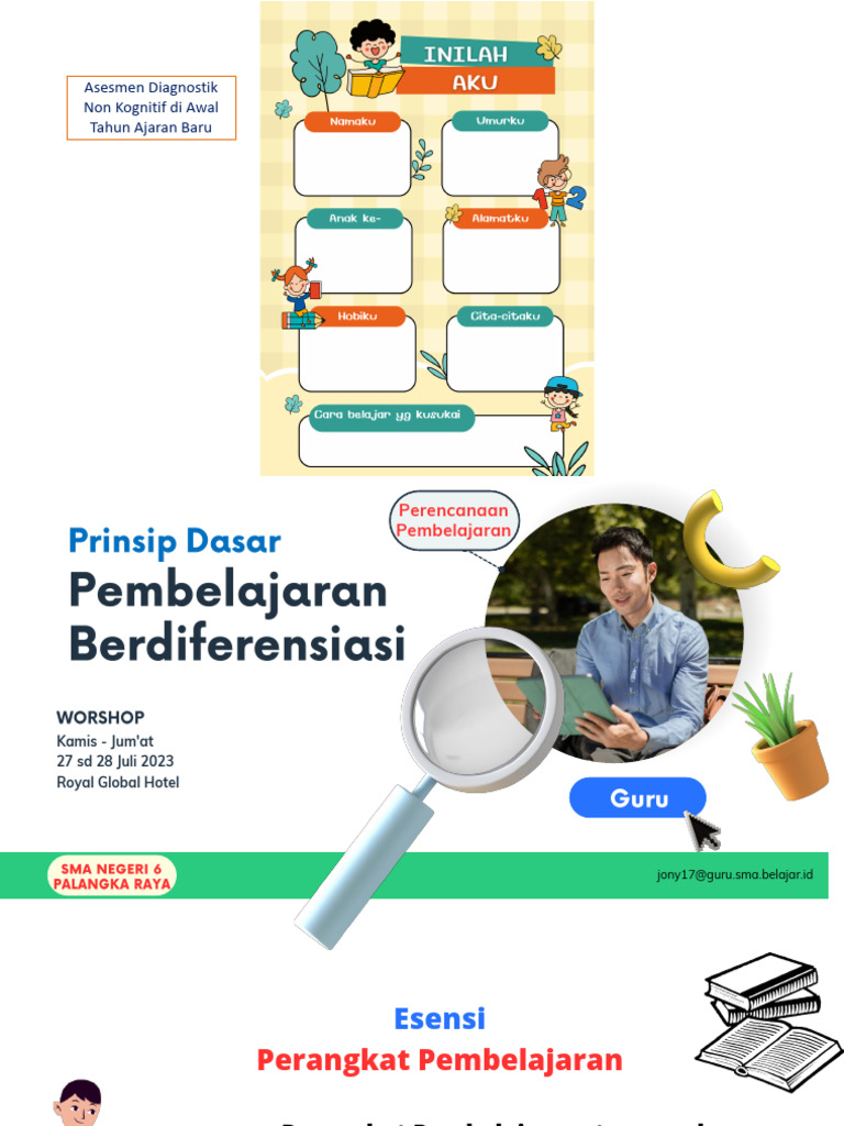 WorkShop Pembelajaran Berdiferensiasi JONY | PDF