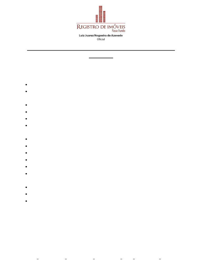 Documentos para Registro de Formal de Partilha | PDF