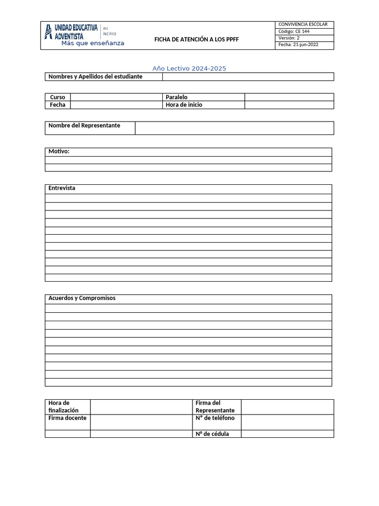 ATENCIÓN PPFF | PDF