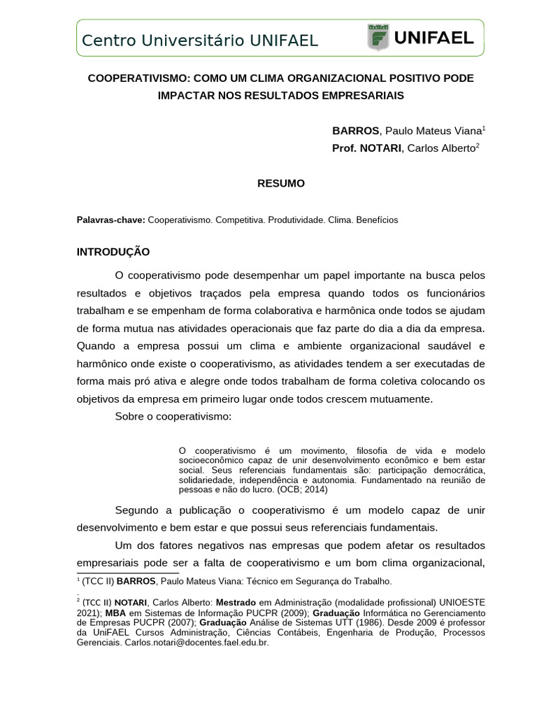 Template TCC Ii - Corrigido | PDF