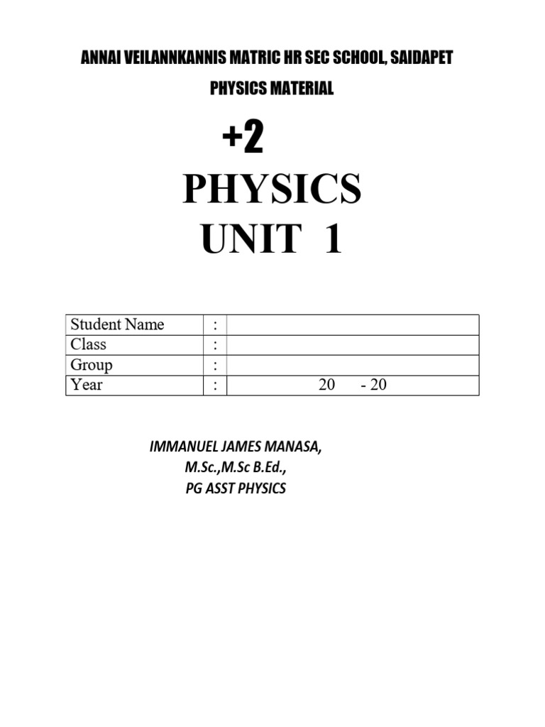 Unit Papers | PDF