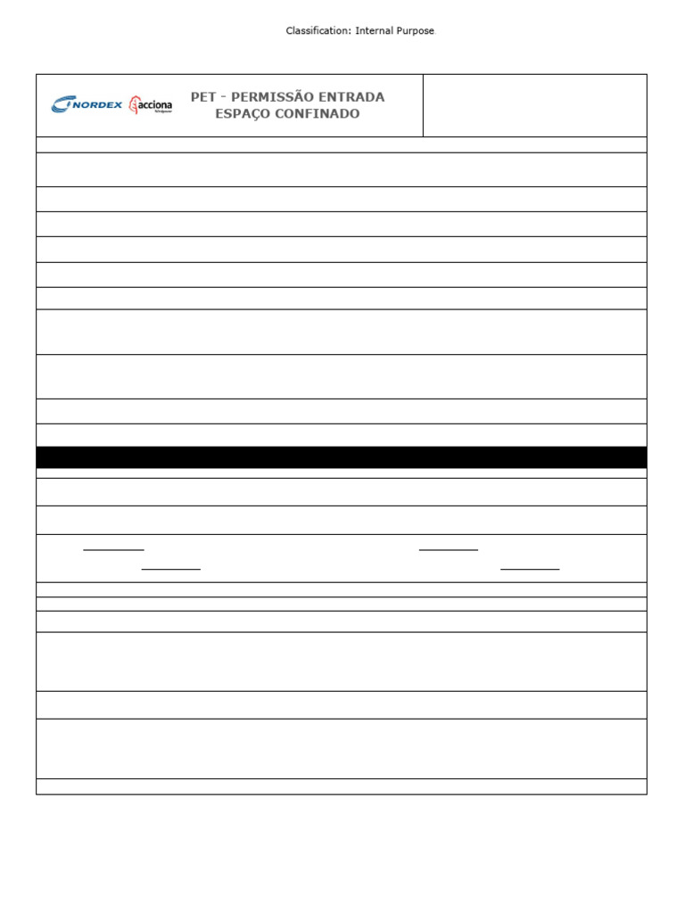 Formulário - PET - 2021 | PDF