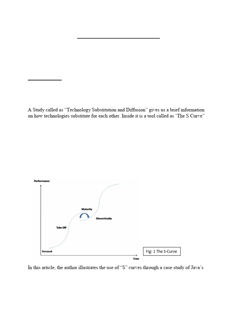 S Curve Analysis | PDF