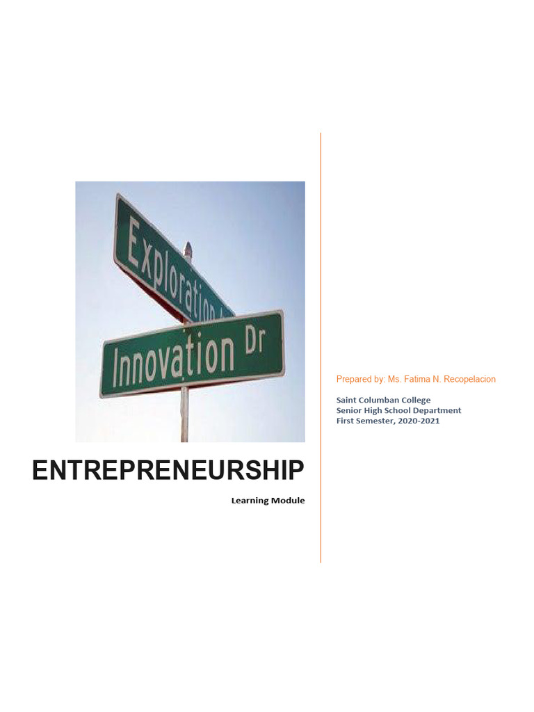 ENTREP 12 Module 2 | PDF