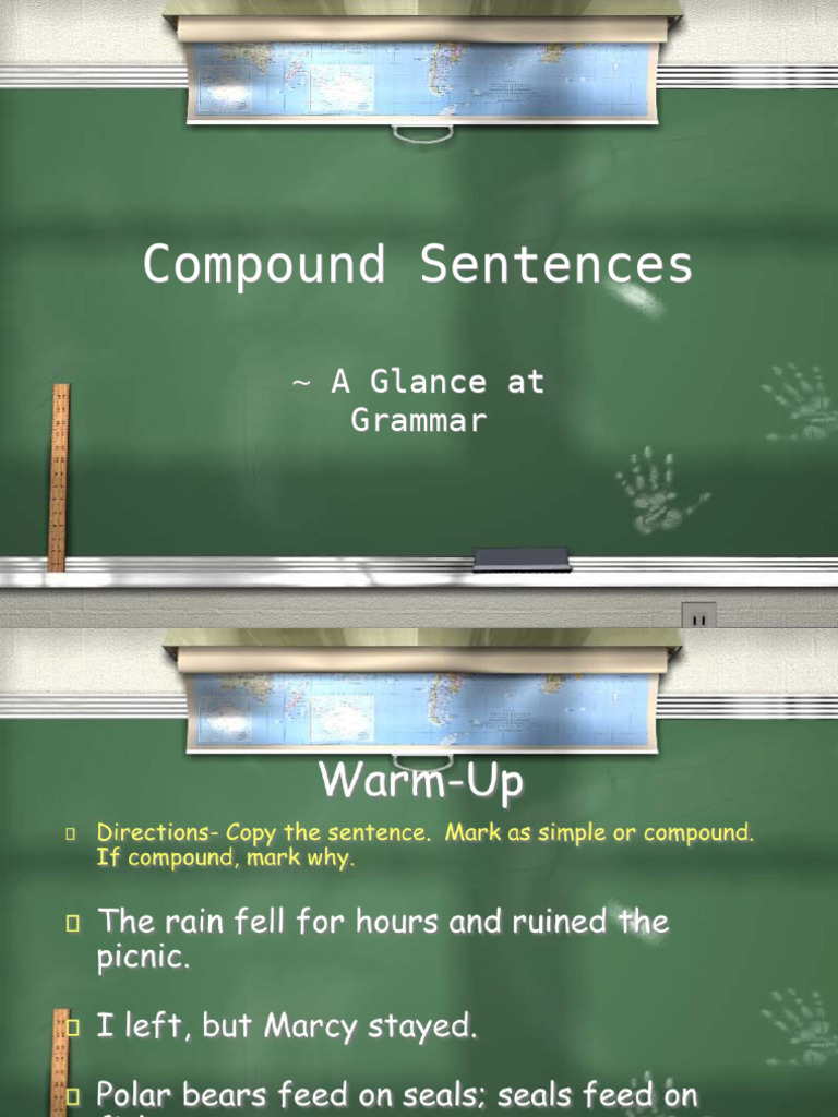 Compound Sentences | PDF