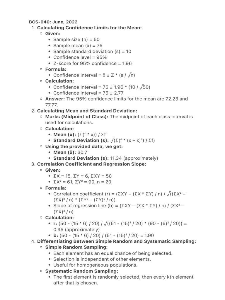 BCS-040: June, 2022 | PDF