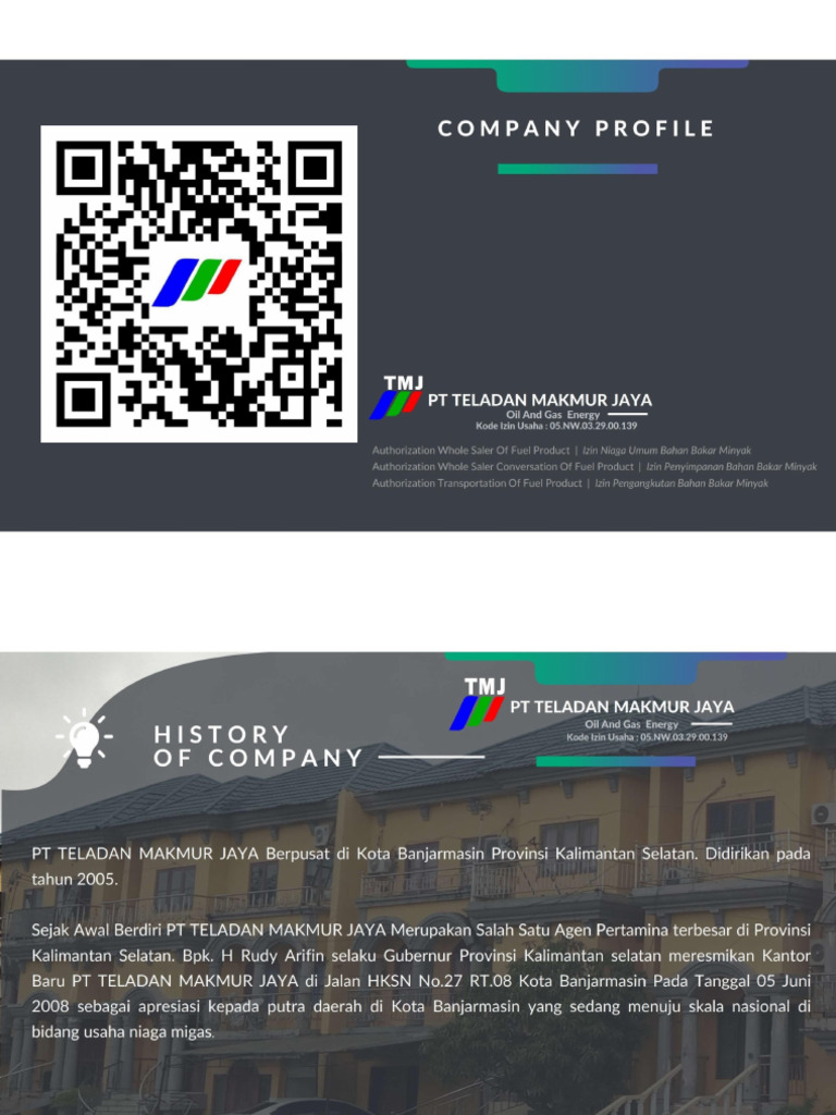 1 COMPANY PROFILE PT TMJ 2023 | PDF