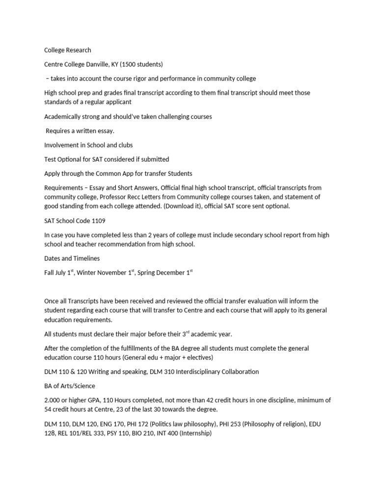 College Research | PDF