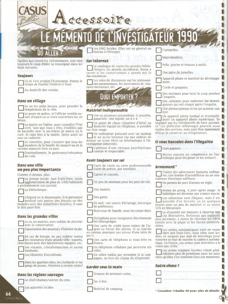 Un Bon Investigateur | PDF