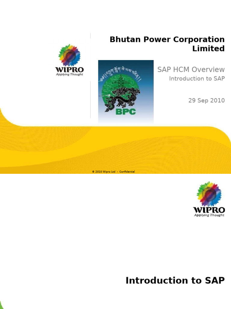 1 SAP HCM Overview Introduction | PDF