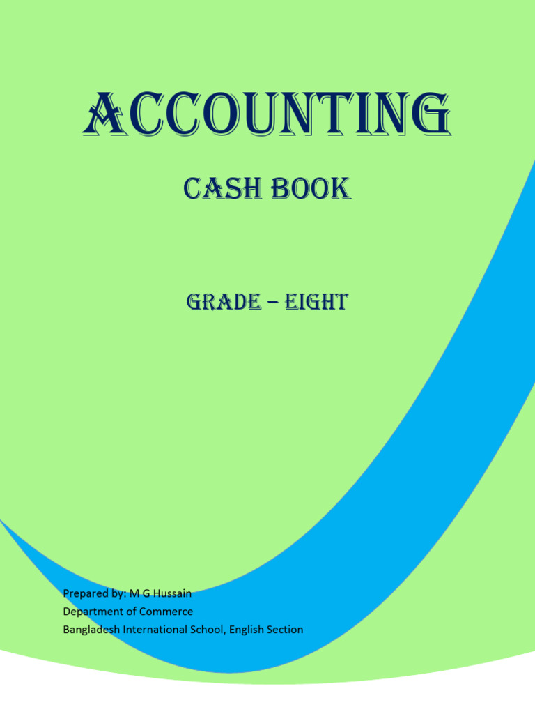 Cash Book Guide for Grade 8 Students | PDF | Debits And Credits | Economies