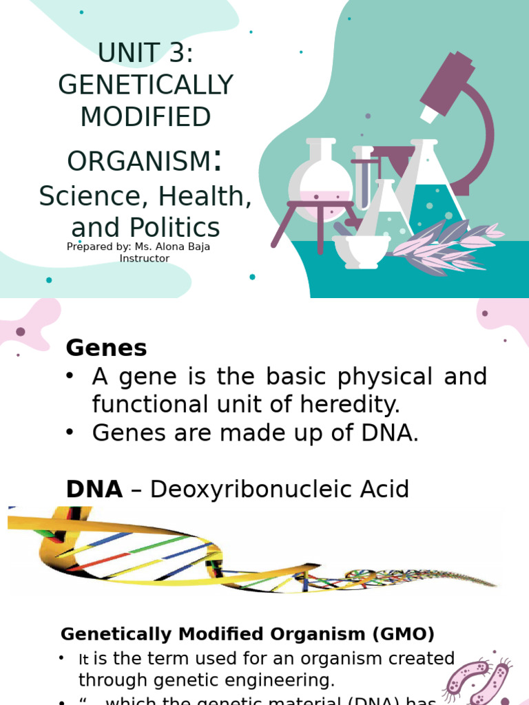 Genetically Modified Organism | PDF
