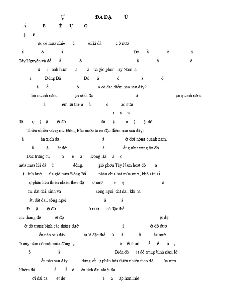 S Phân Hoá Đa D NG C A Thiên Nhiên | PDF