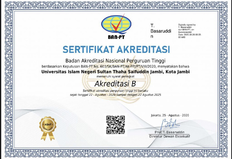 2.AKREDITASI UIN SUTHA JAMBI | PDF 2.AKREDITASI UIN SUTHA JAMBI | PDF