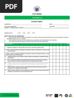 Annex L COT RSP Rating Sheet | PDF | Business