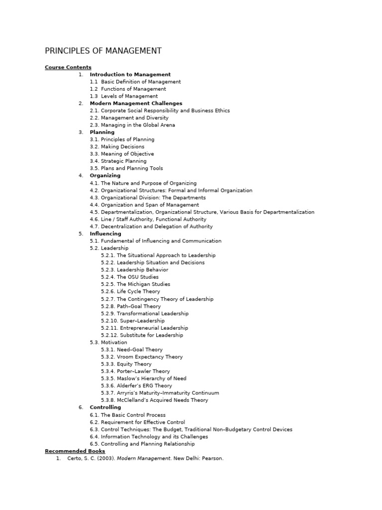 Course Outlines | PDF