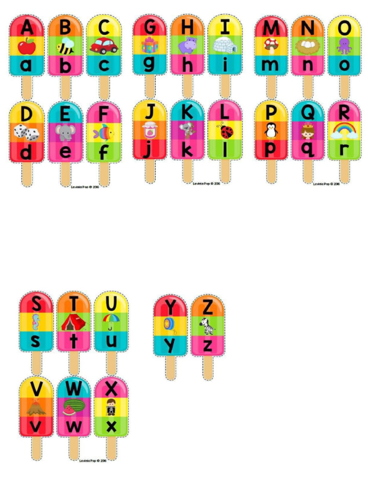 Ais Krim Huruf ABC Untuk Awal Tahun | PDF