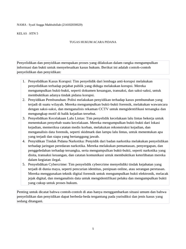 tugas 2 HAP Angga[1] | PDF