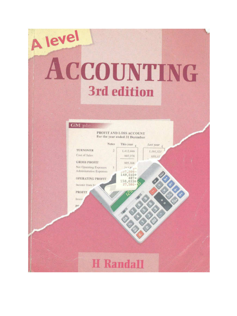 'A' Level Accounting - H Randall | PDF