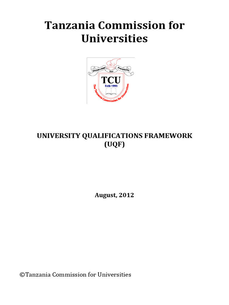 University Qualifications Framework | PDF